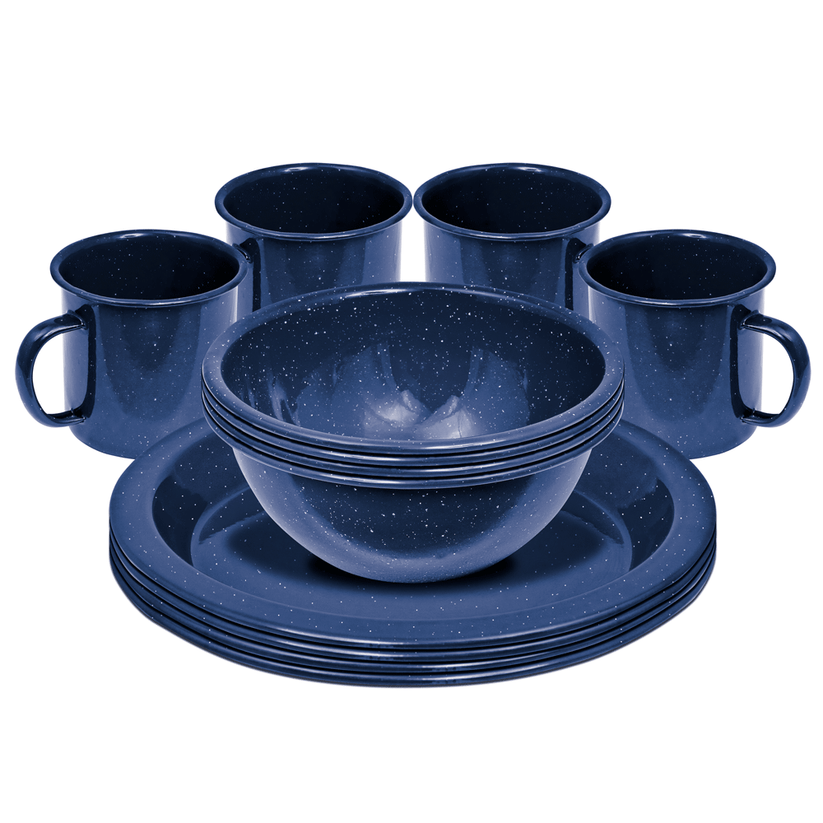 Buy Enamel Dinner Set Online | OZtrail
